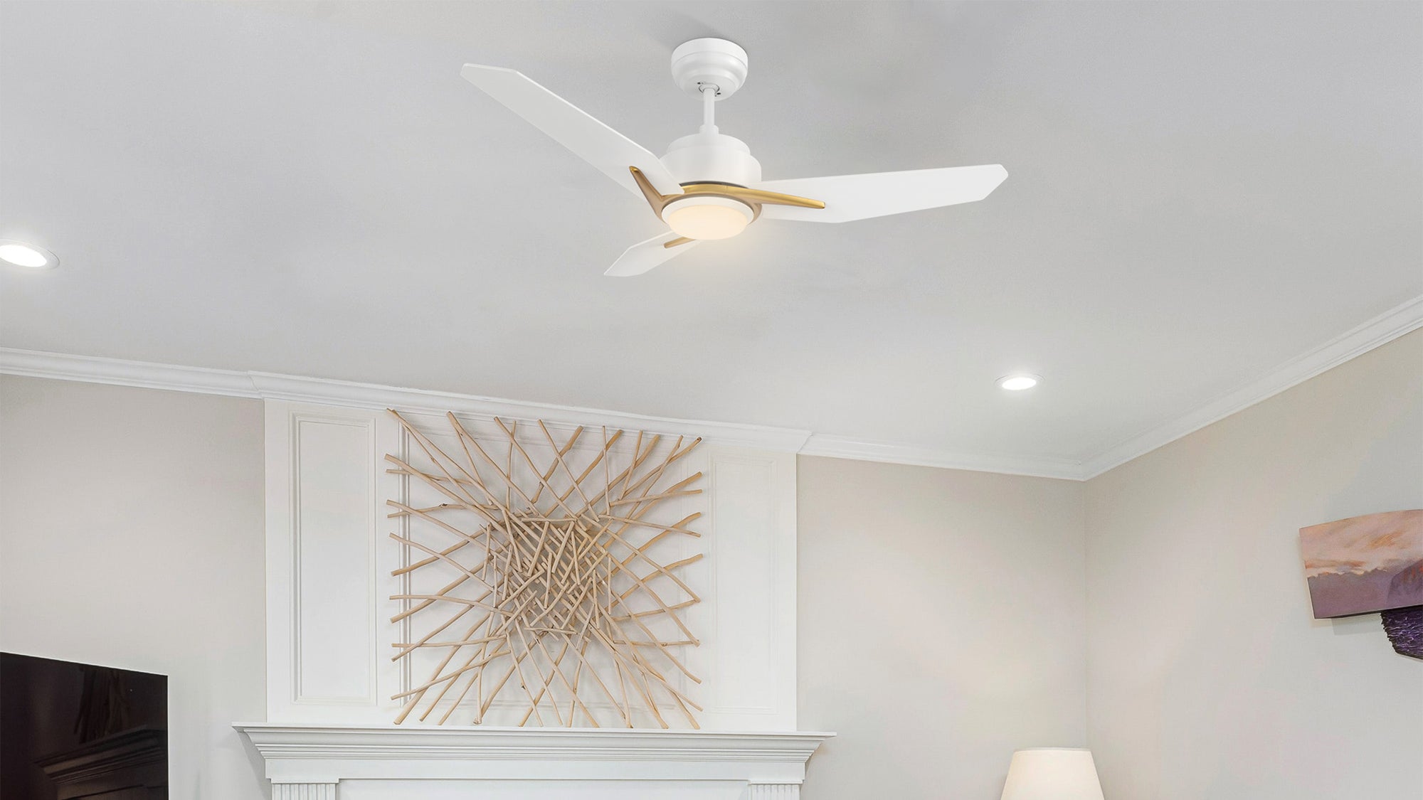 44 Inch Ceiling Fans | Medium Ceiling Fan Wifi Enable Fan | Smafan ...
