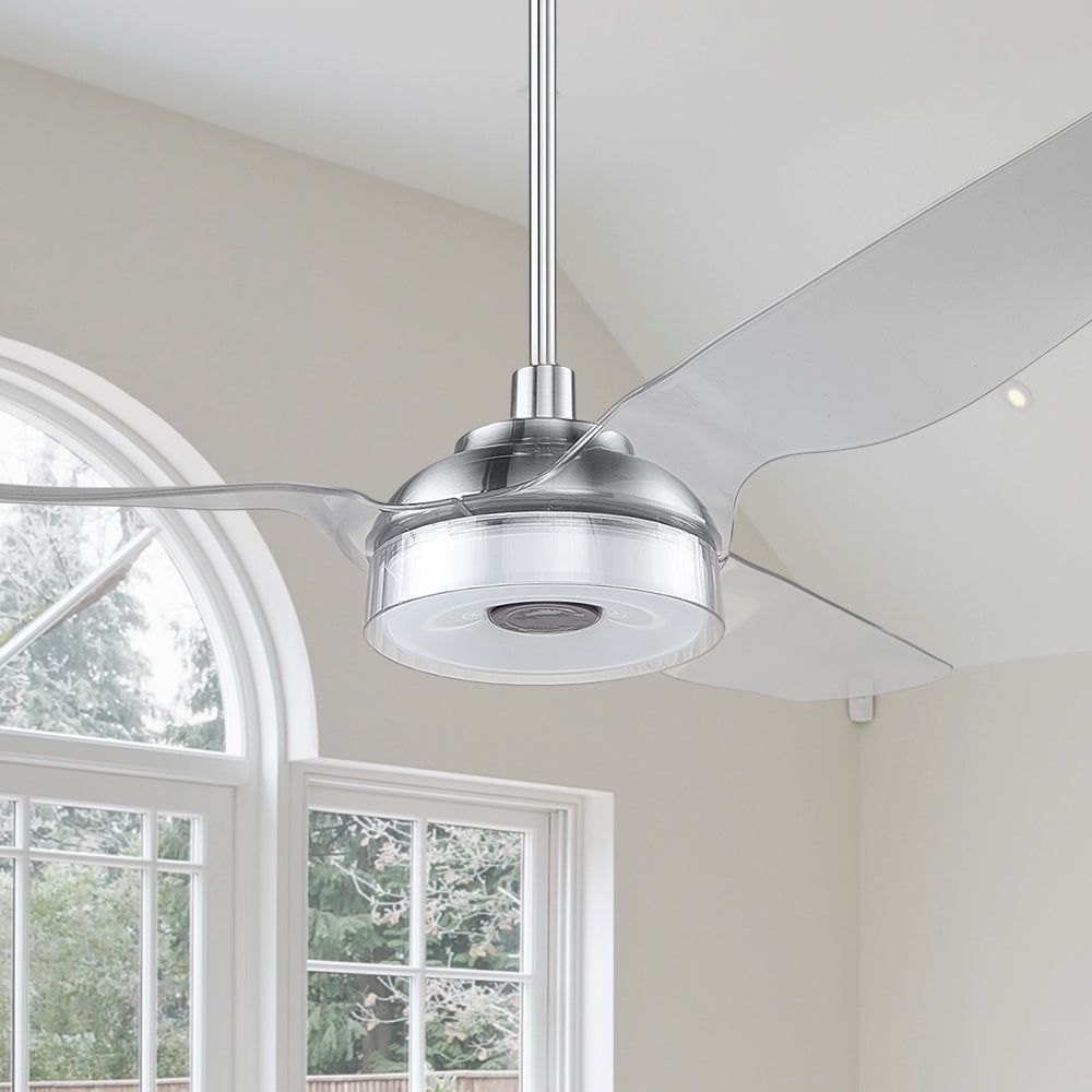 Icebreaker 52" 3-Blade Wi-Fi Smart Ceiling Fan with LED Light – SmaFan.com
