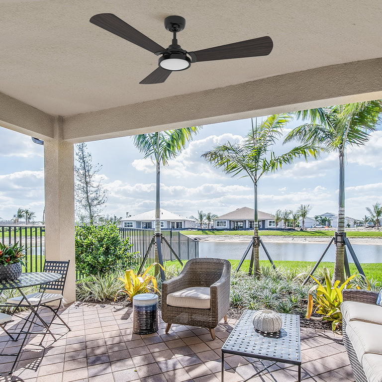Viter 56 inch Outdoor Alexa Smart Ceiling Fan with LED Light – SmaFan.com