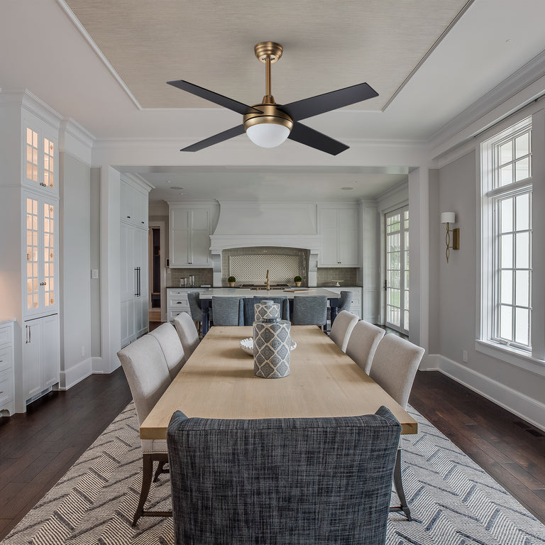 Nova 48 inch Smart Alexa Ceiling Fan With LED Light Kit – SmaFan.com