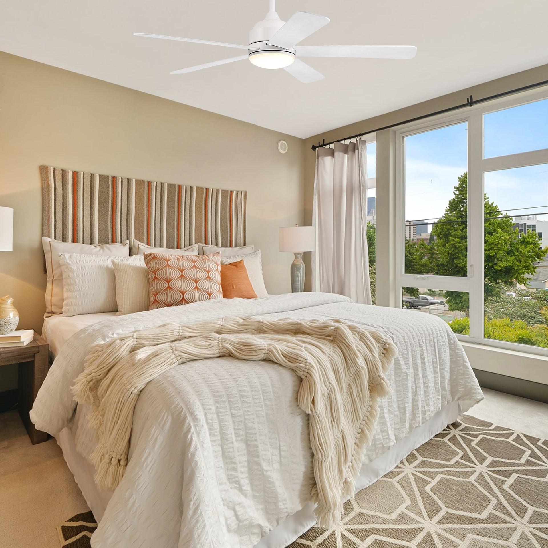 Soran 52" LED Smart Ceiling Fan with Smart Wall Switch – SmaFan.com