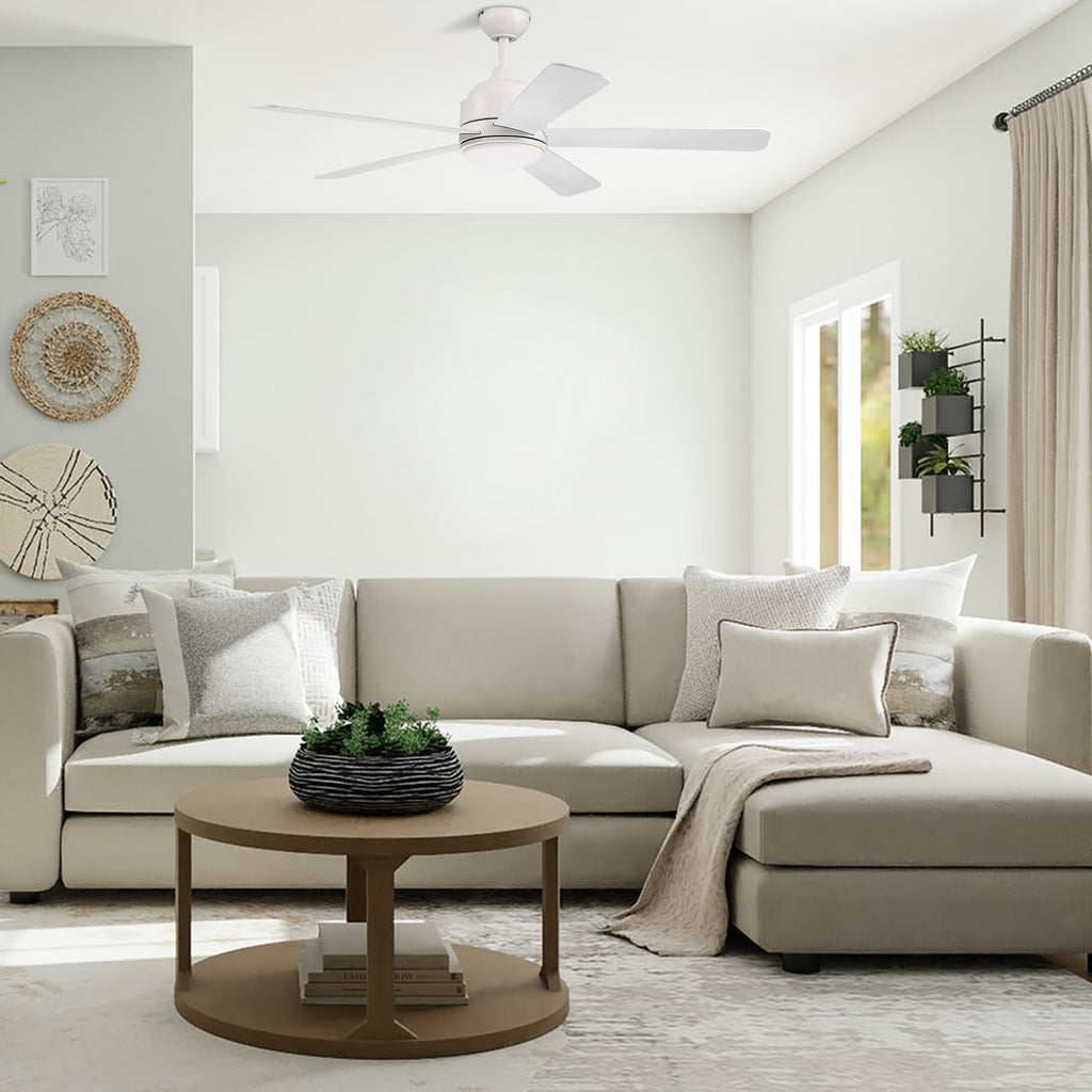 Soran 52" LED Smart Ceiling Fan with Smart Wall Switch – SmaFan.com