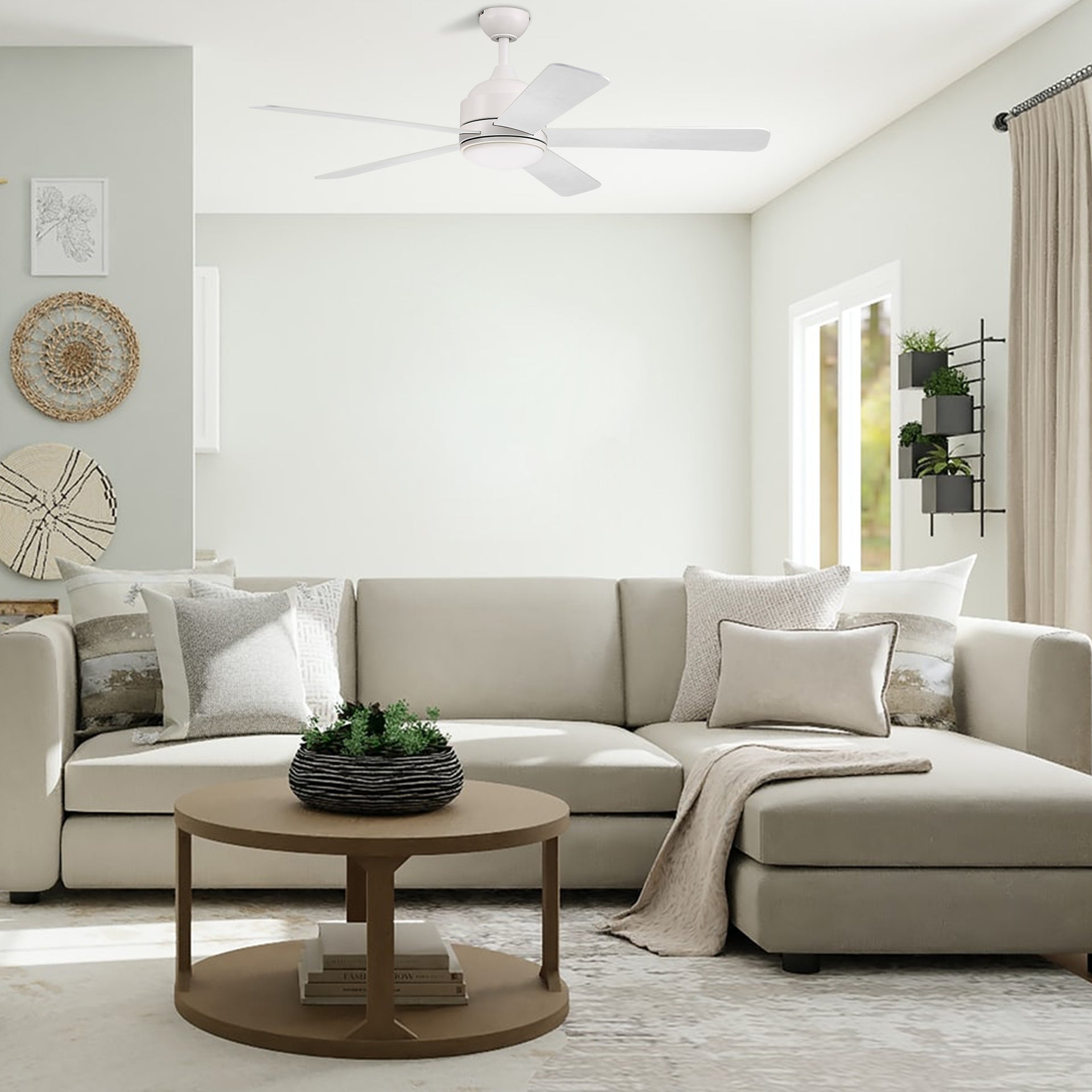 Soran 52" LED Smart Ceiling Fan with Smart Wall Switch – SmaFan.com